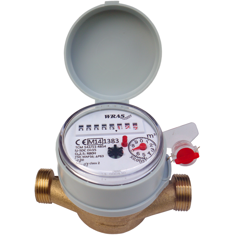 VuAqua Single Jet Water Meter 1/2 Inch - City Irrigation Ltd