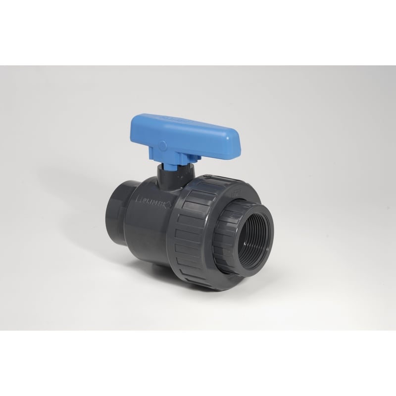 PVC Single Union Ball Valve Threaded 1 1/2 Inch - City Irrigation Ltd