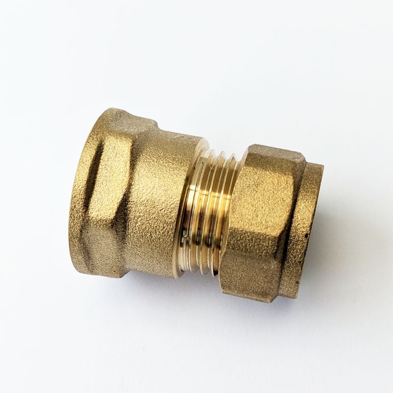 Copper 15mm Compression to 1/2 Inch Female - City Irrigation Ltd