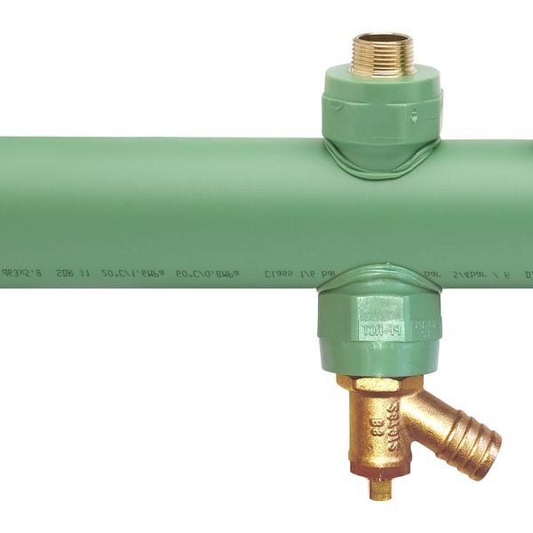Plasson Optional Drain-Off for MCP Multiport Manifold - City Irrigation Ltd